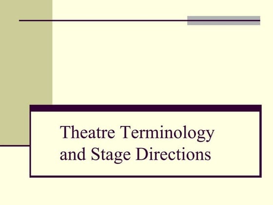 drama and theatre | PPTX | Drama | Genres