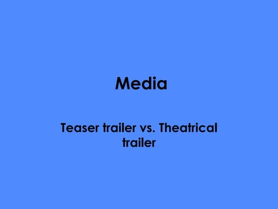 What is a trailer? | PPT
