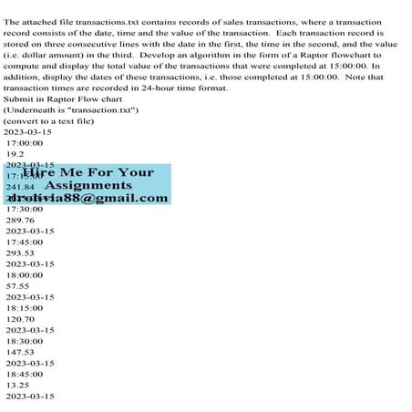 The attached file transactions.txt contains records of sales trans.pdf