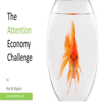 The Attention Economy Challenge | PPT
