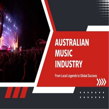 The Australian Music Industry: From Local Legends to Global Success | PPTX