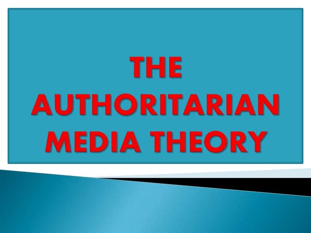 Soviet media-theory | PPTX