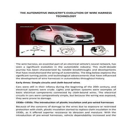 THE AUTOMOTIVE INDUSTRY’S EVOLUTION OF WIRE HARNESS TECHNOLOGY.pdf