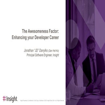 The Awesomeness Factor: Enhancing Your Development Career | PPT
