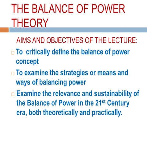 THE BALANCE OF POWER THEORY.ppt