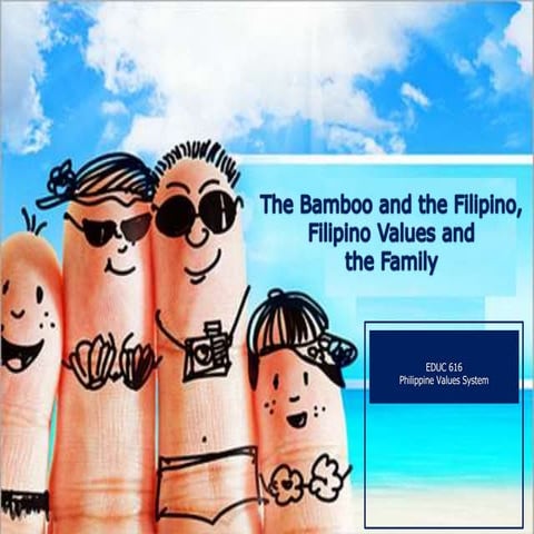 The Bamboo and the Filipino, Filipino Values and the Family.pptx