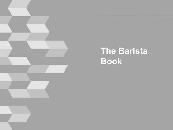 BARISTA NC II - CBLM | PDF