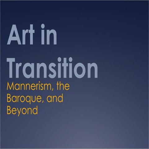 The baroque | PPT