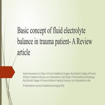 The Basic concept of fluid electrolyte balance in trauma.pptx
