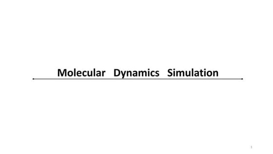 Gromacs - Molecular Dynamics Simulation | PDF | Chemistry | Science
