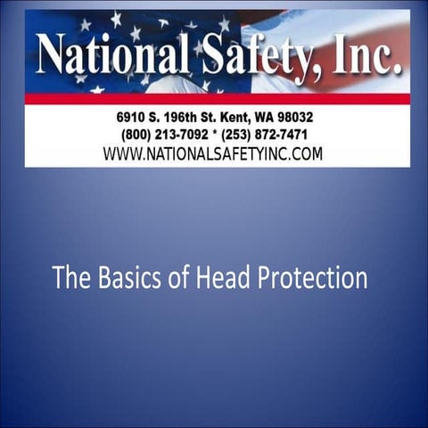 The basics of head protection | PPT