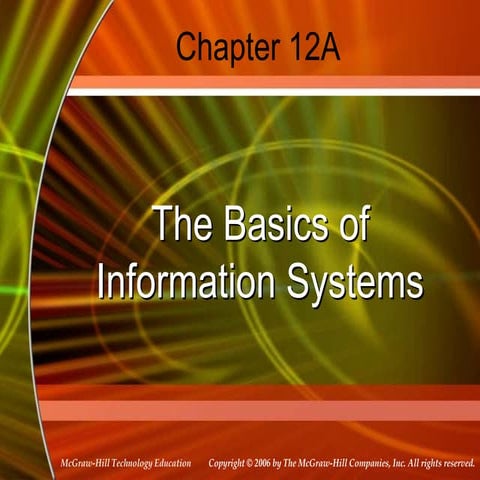 The basics of information systems | PPT