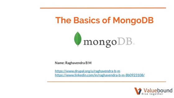 Introduction To Mongodbpptx