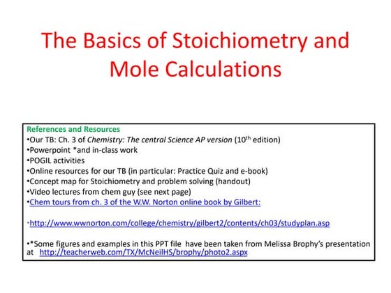 Class XI Chemistry - Mole Concept | PPT