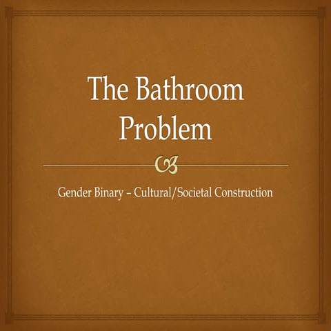 The bathroom problem 2 (1) | PPTX