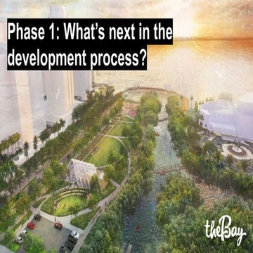 The Bay Sarasota - Timeline from Master Plan to Phase 1 Plan | PDF