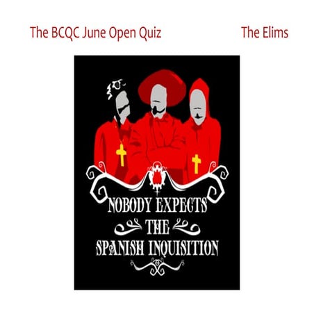 The Spanish Inquisition | PPT