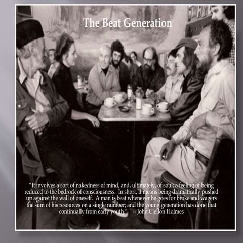 The beat generation 1940s 1950s powerpoint | PPTX