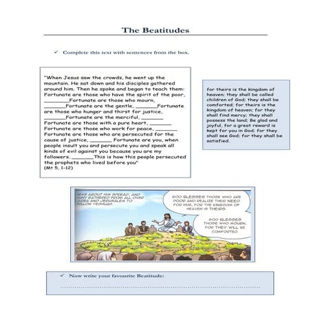 The beatitudes | PDF