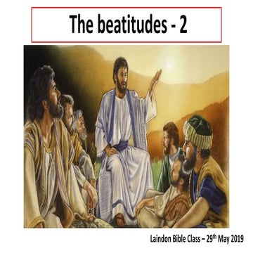 The beatitudes 2 | PPTX