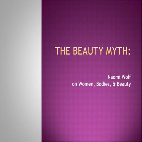 The Beauty Myth | PPTX