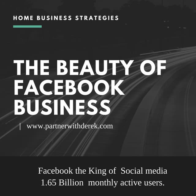 The beauty of facebook business (Infographic) | PDF