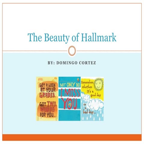 The beauty of hallmark | PPTX