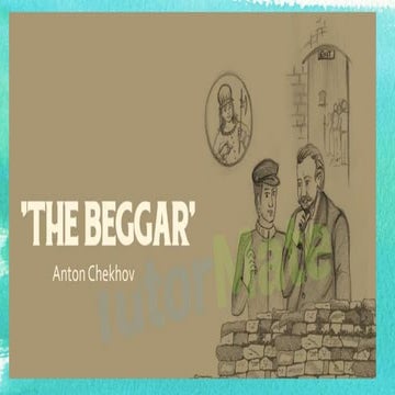 The beggar class 9 ppt | PPTX