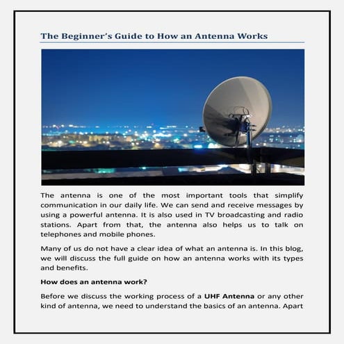 The Beginner’s Guide to How an Antenna Works.pdf