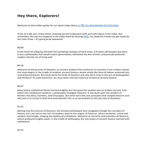 в ћрџњ The Beginnings Of Stoicism Pdf