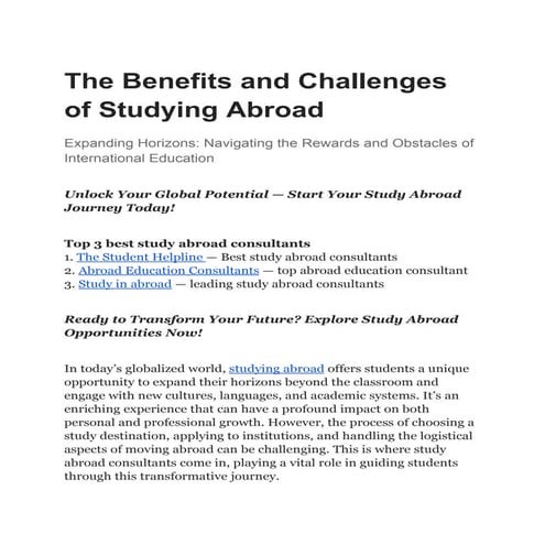 The Benefits and Challenges of Studying Abroad.pdf