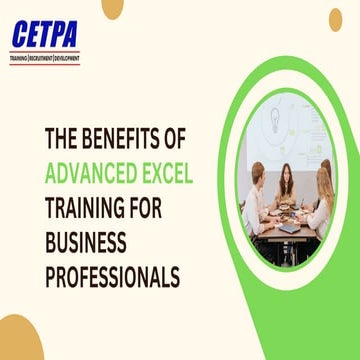 Introduction of Advance Excel | PPTX