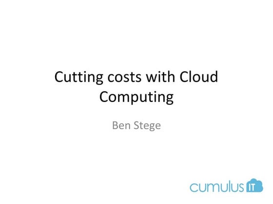 Cloud Computing 101 | PPTX | Cloud Computing | Internet