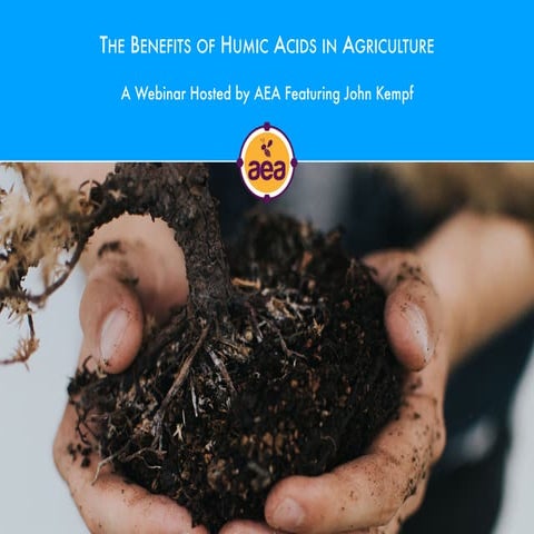 The Benefits of Humic Acids in Agriculture | PDF