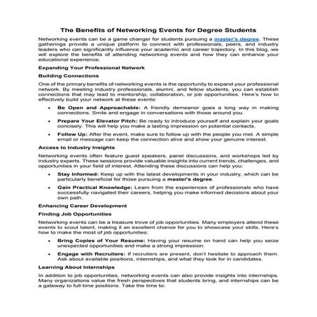 The Benefits of Networking Events for Degree Students.pdf