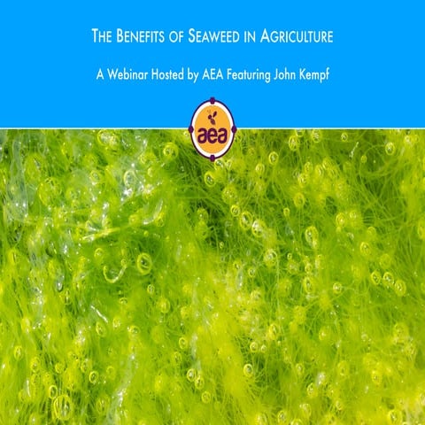 The Benefits of Seaweed in Agriculture | PDF