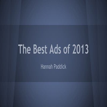 Best 20 Ads of 2010 | PPTX