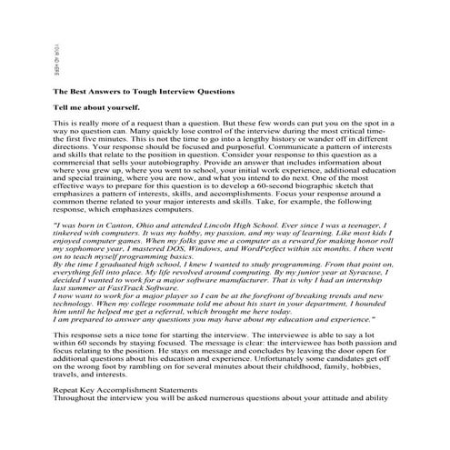 Fresher Interview questions with answer