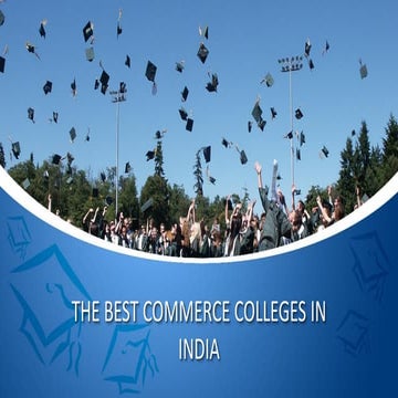 The best commerce colleges in india | PPT