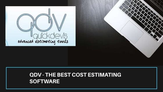 QDV - Cost Estimating Software | PPT
