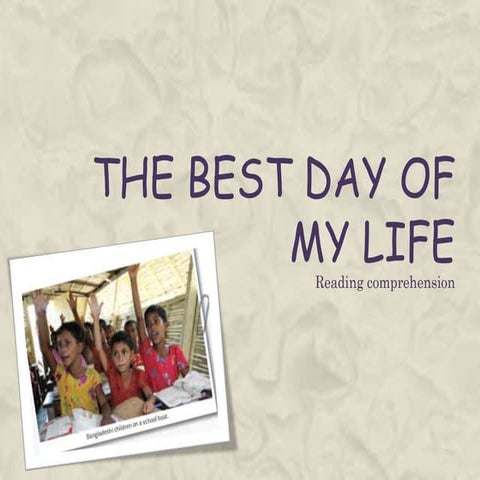 The best day of my life | PPTX