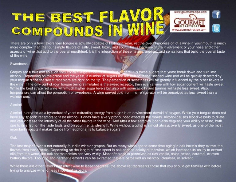 The best flavor compounds in wine