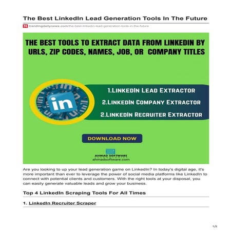 The Best LinkedIn Lead Generation Tools In The Future.pdf