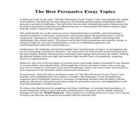 The Best Persuasive Essay Topics.pdf