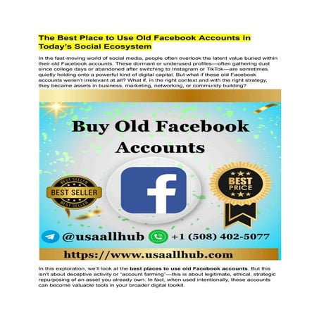 The Best Place to Use Old Facebook Accounts in Today’s Social Ecosystem.pdf
