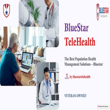 The Best Population Health Management Solutions – Bluestar | PPTX