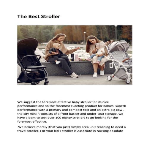 The Best Stroller.docx
