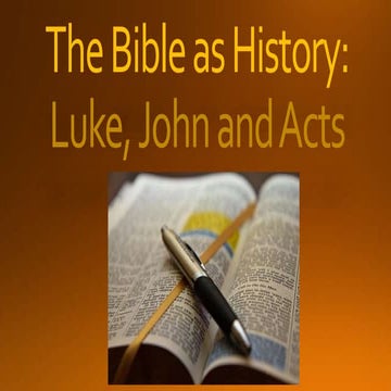 The bible as history | PPT