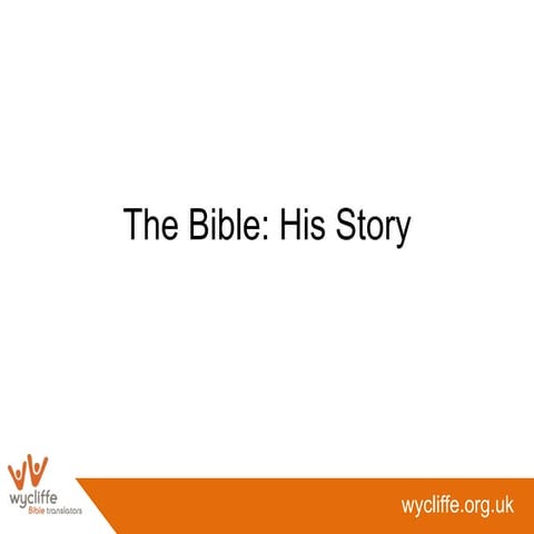 The Bible His Story | PPTX