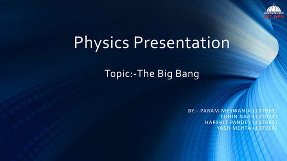 The big bang theory | PDF | Physics | Science